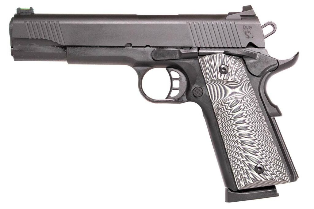 Tisas 1911 Duty B45 45 ACP Full-Size Pistol with Black Cerakote Finish ...
